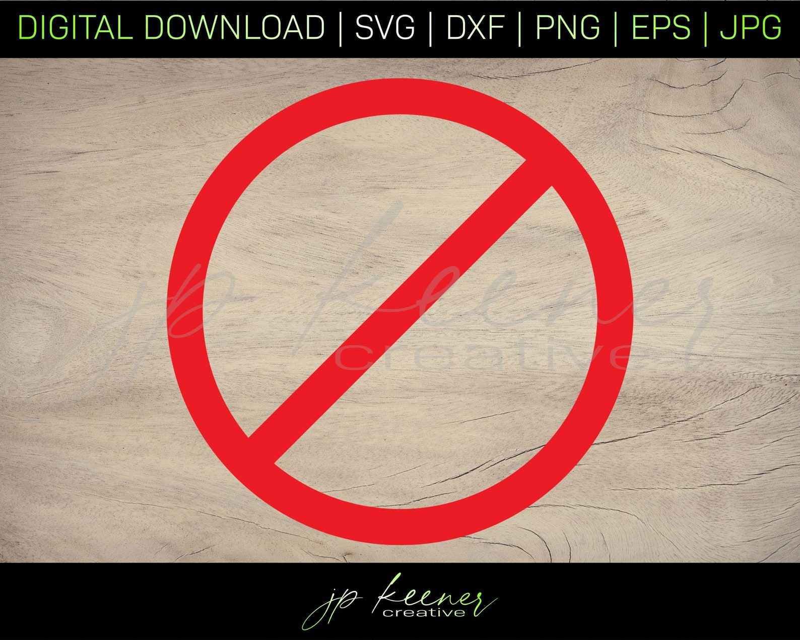 No Symbol SVG No Symbol Cut File No Sign SVG No Sign Cut - Etsy