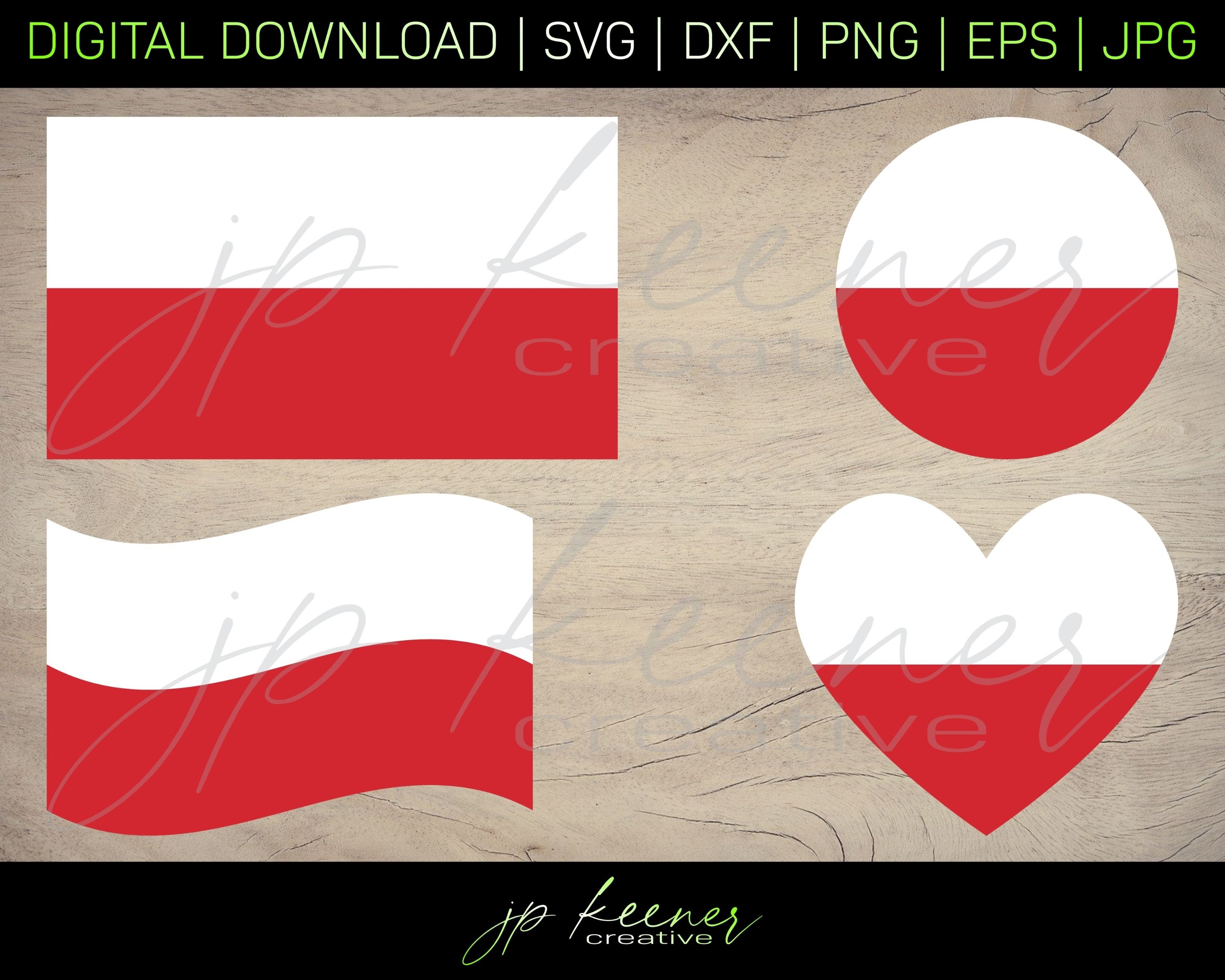 Poland Flag SVG Bundle Poland Flag Cut Files Poland Flag - Etsy