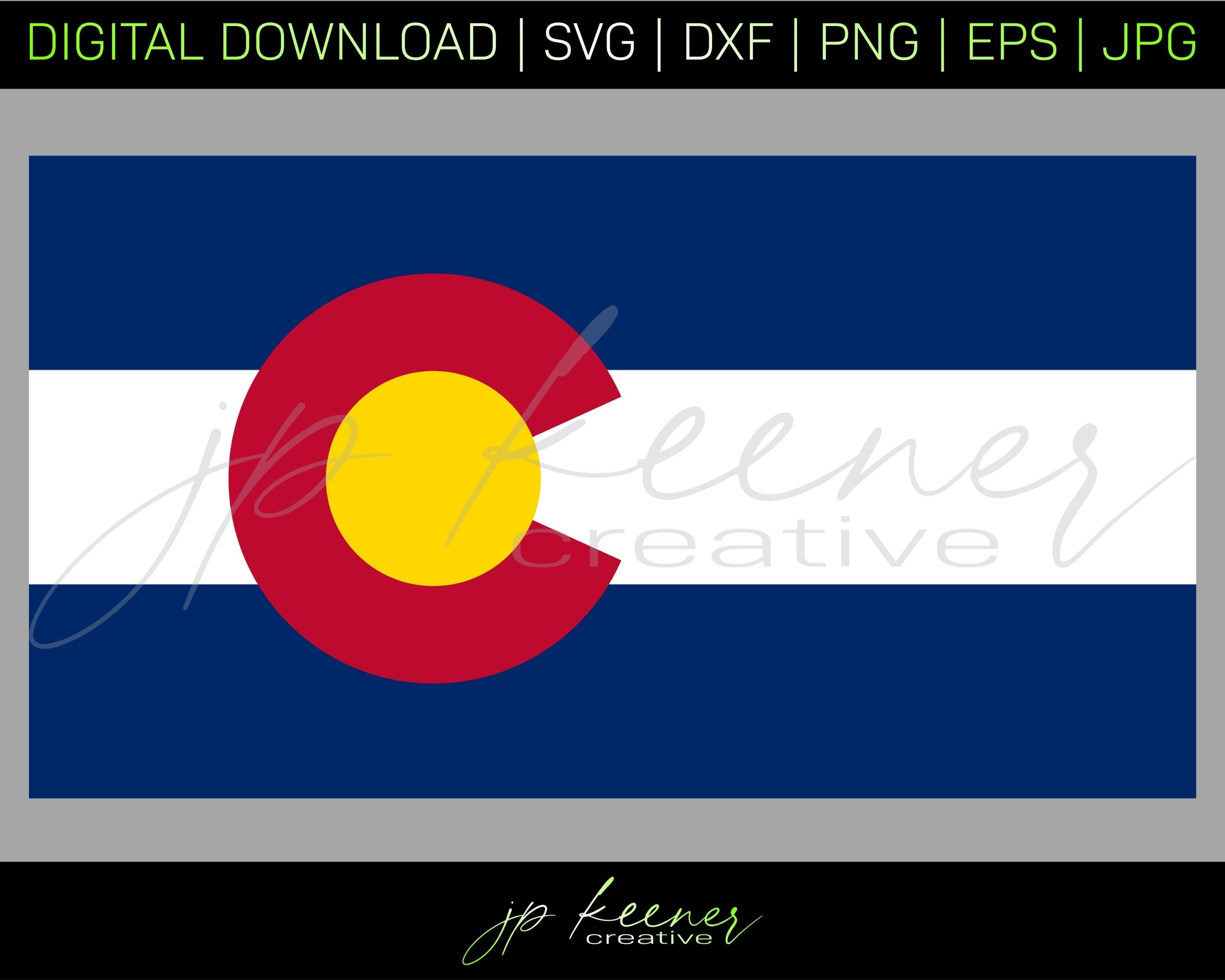 Colorado Flag SVG Bundle Colorado Flag Cut Files Colorado | Etsy