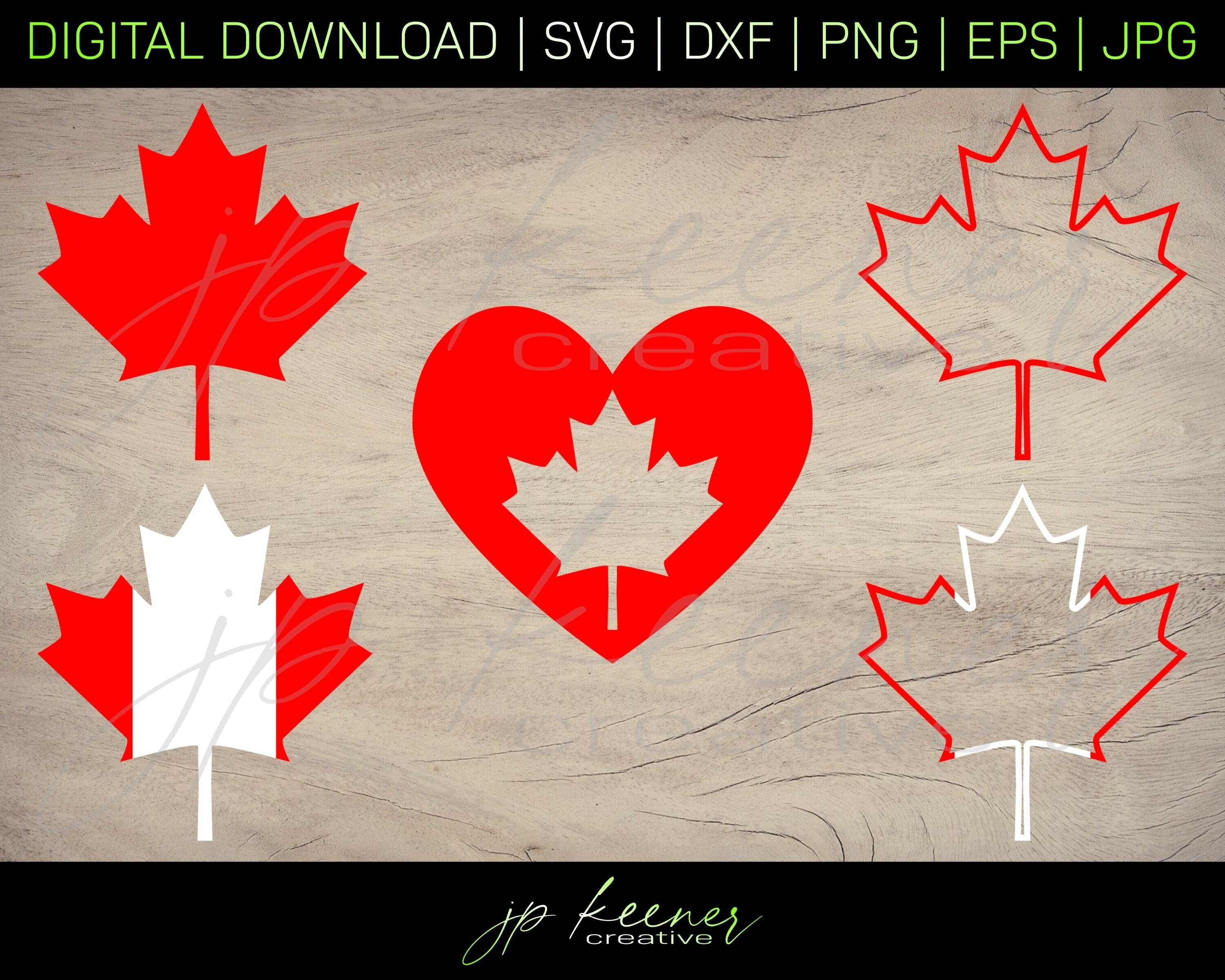 Maple Leaf SVG Bundle Maple Leaf Cut Files Maple Leaf DXF - Etsy Australia