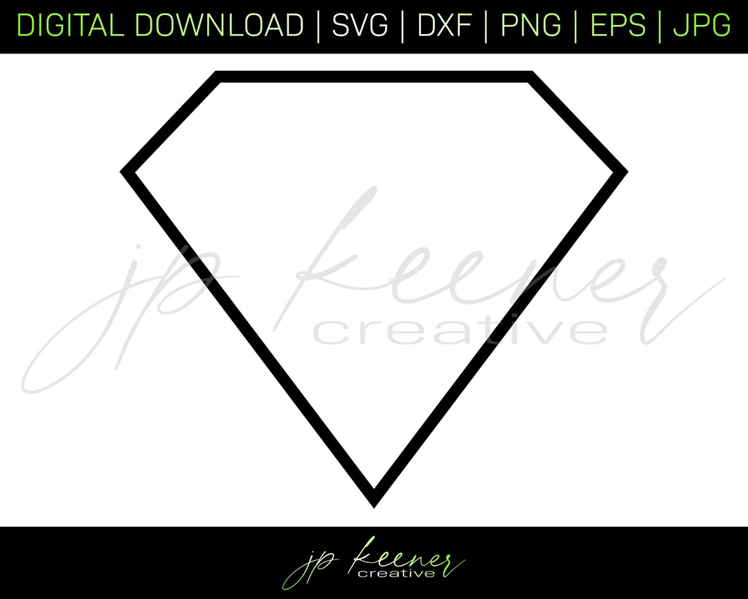 Diamond SVG Diamond Cut Files Diamond DXF Diamond PNG Diamond Design ...