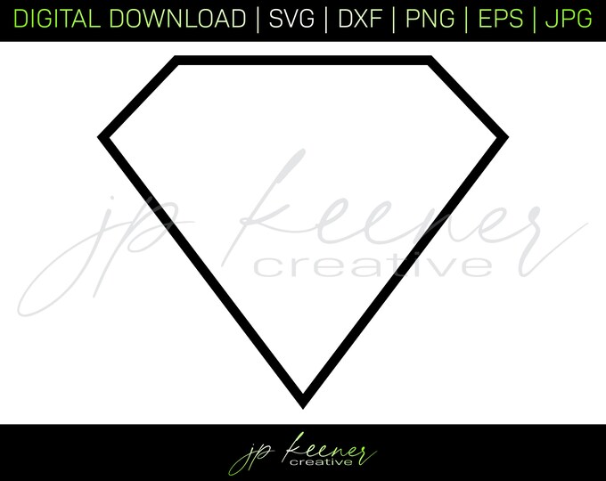 Diamond SVG Diamond Cut Files Diamond DXF Diamond PNG Diamond Design ...