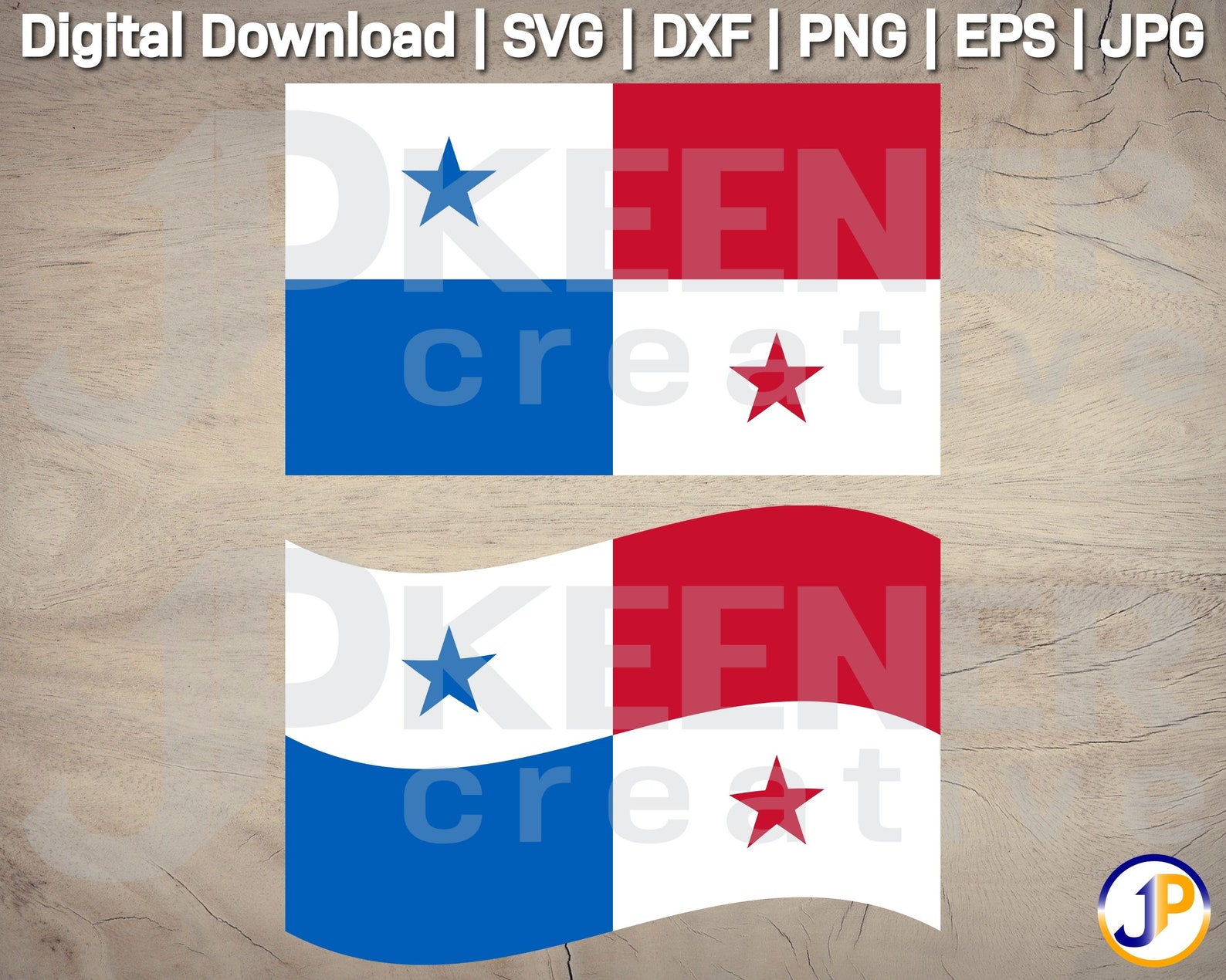 Panama Flag SVG Set Panama Flag Cut File Set Panama Flag | Etsy