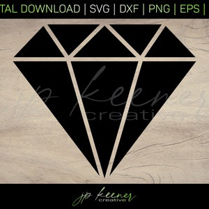 Diamond SVG Diamond Cut Files Diamond DXF Diamond PNG Diamond Design ...