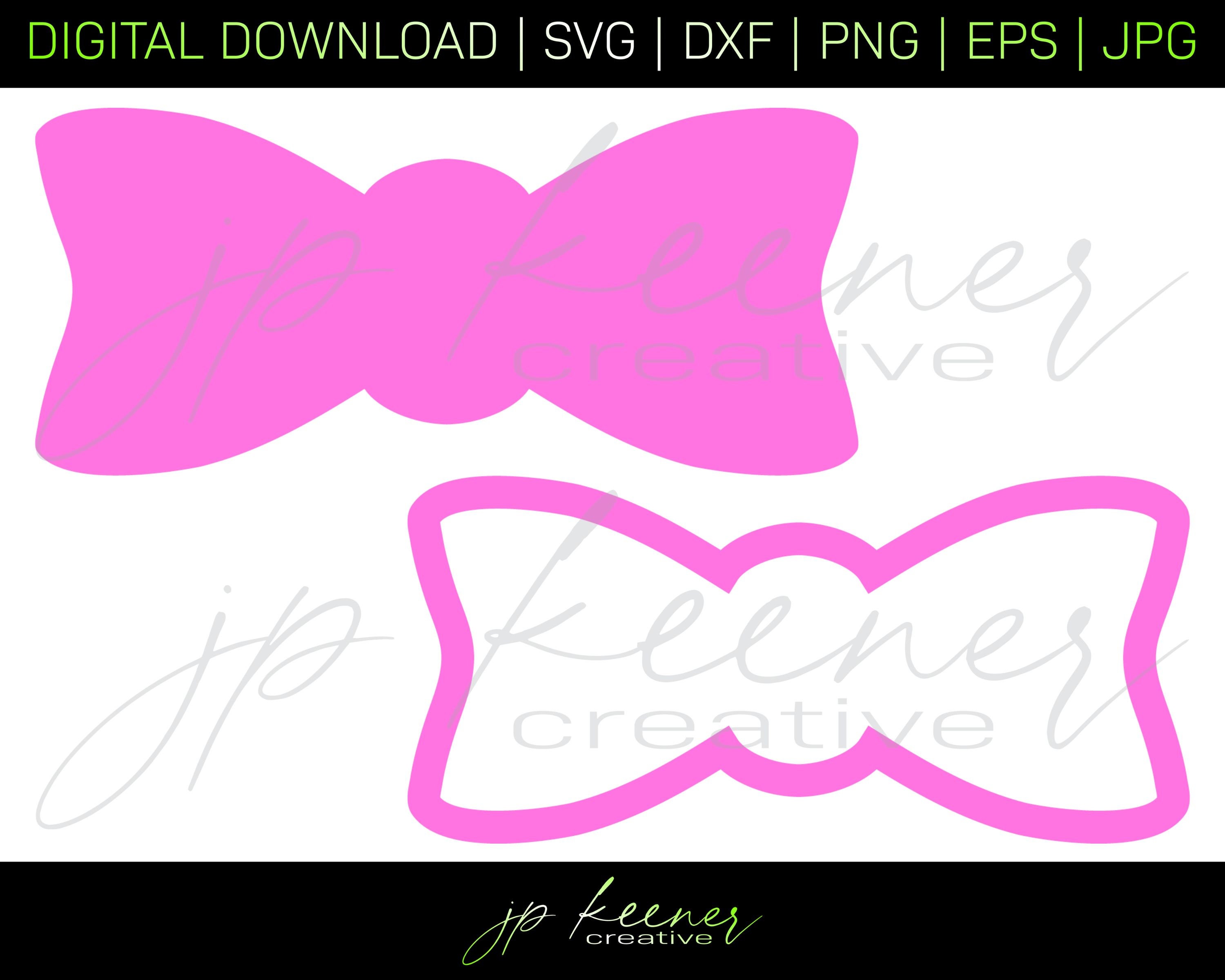 Bow SVG Set Bow Cut Files Bow DXF Set Bow PNG Set - Etsy