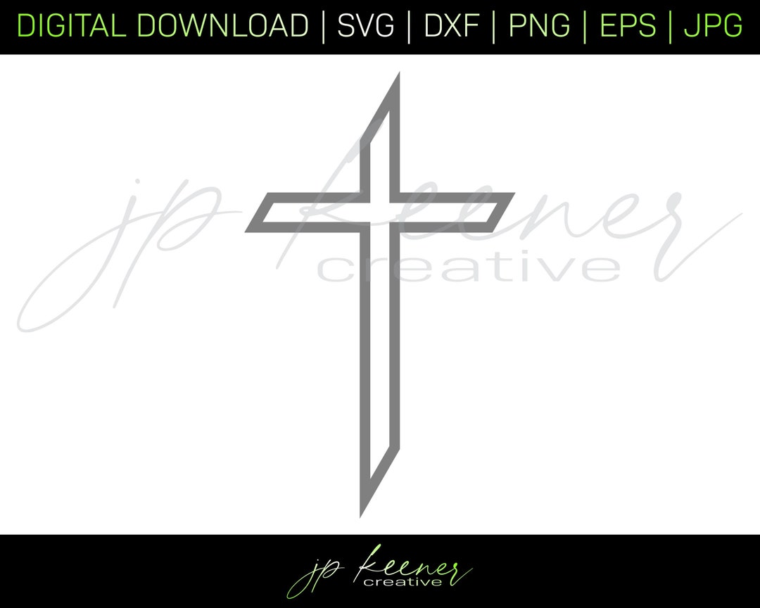 Cross SVG Cross Cut Files Cross DXF Christian SVG - Etsy