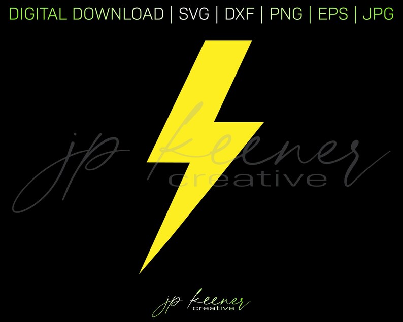 Lightning Bolt SVG Lightning Bolt Cut File Cricut Design - Etsy