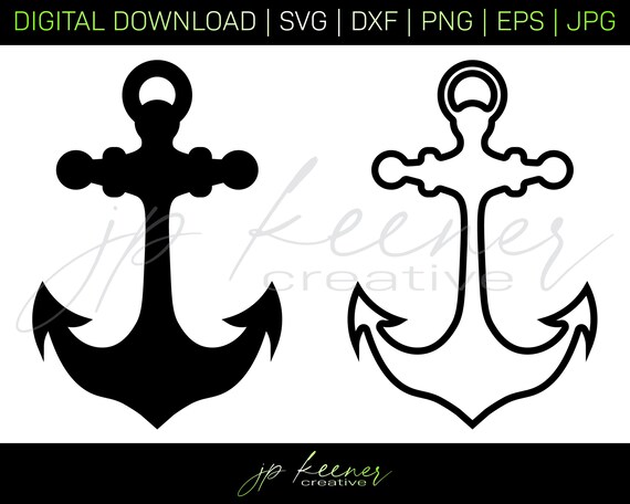 Anchor SVG Set Anchor Cut Files Anchor DXF Anchor PNG - Etsy