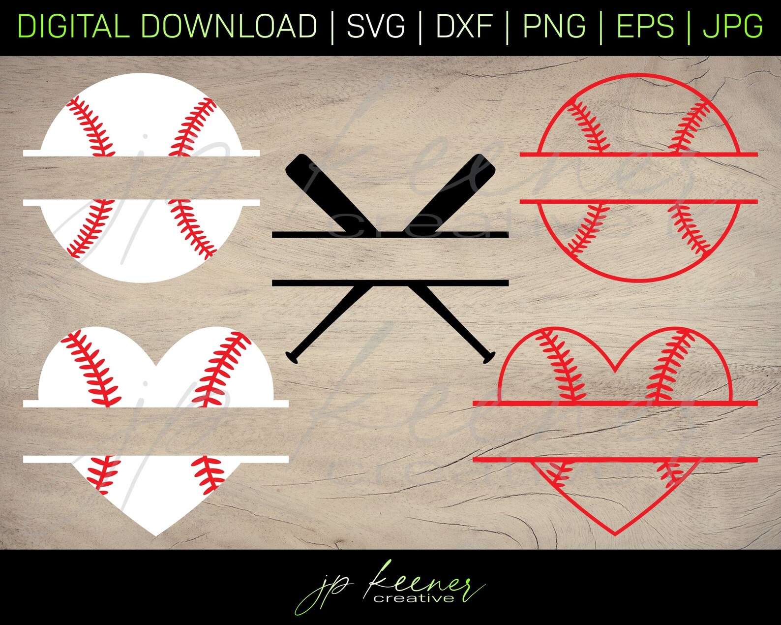 Split Baseball SVG Bundle Split Baseball Cut Files Split | Etsy