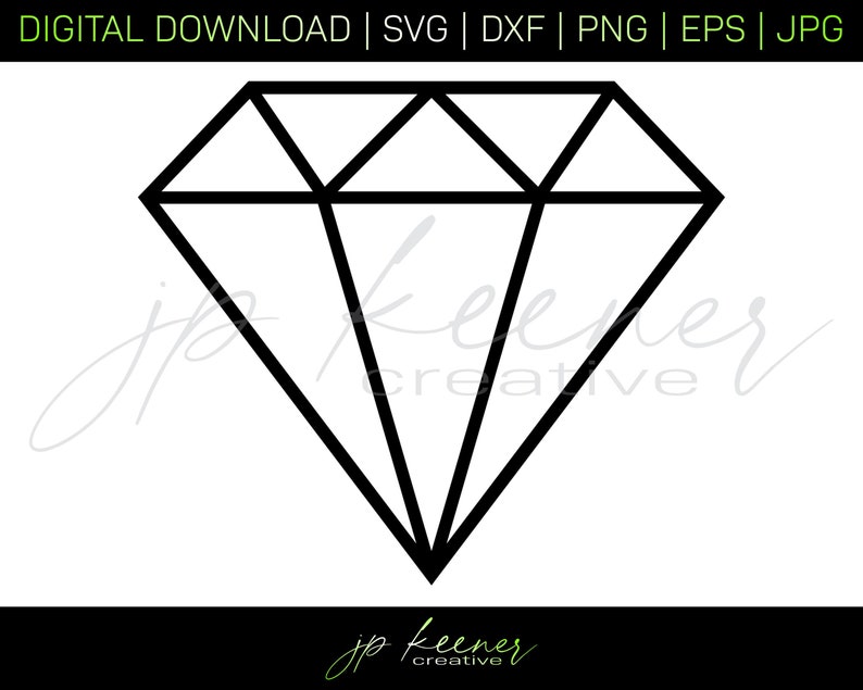 Diamond SVG Bundle Diamond Cut Files Diamond DXF Diamond - Etsy