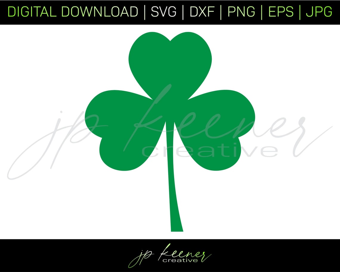Shamrock SVG Set Shamrock Cut Files Shamrock DXF Set St. - Etsy