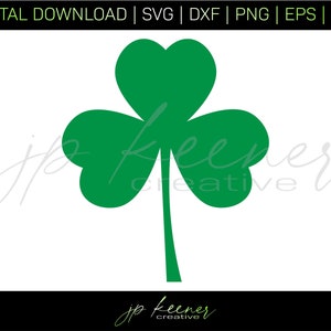 Shamrock SVG Set Shamrock Cut Files Shamrock DXF Set St. - Etsy