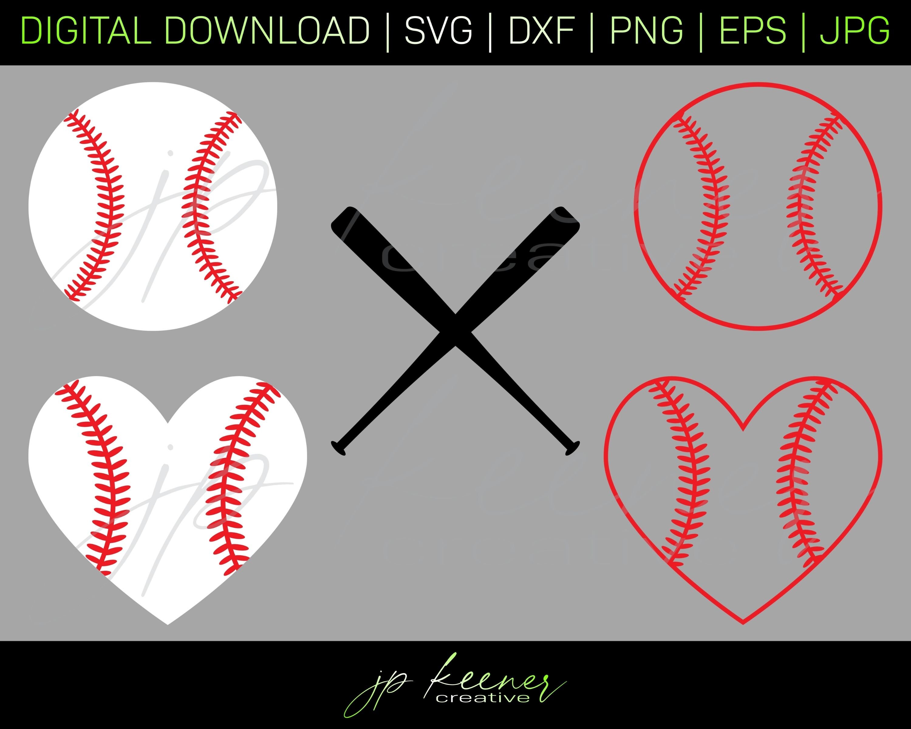 Baseball SVG Bundle Baseball Cut File Bundle Baseball DXF - Etsy