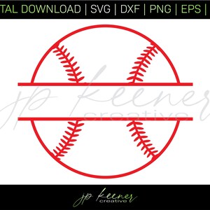 Split Softball SVG Split Softball Cut Files Split Softball DXF Softball ...