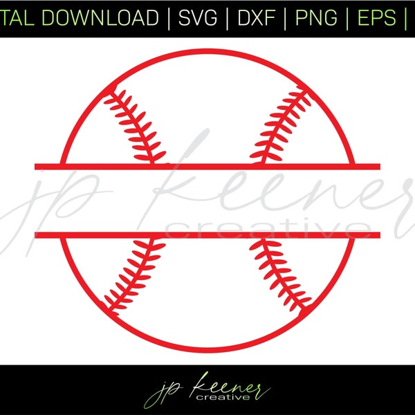 Softball Cut File - Etsy