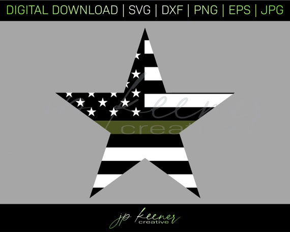 US Flag Military Star SVG US Flag Military Star Cut File - Etsy