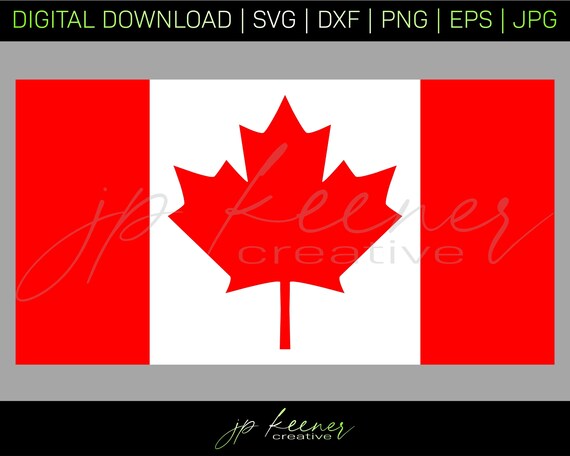 Canada Flag SVG Canada Flag Cut File Cricut Design - Etsy Canada