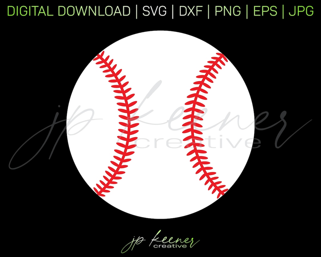Baseball SVG Baseball Cut File Cricut Design Silhouette - Etsy