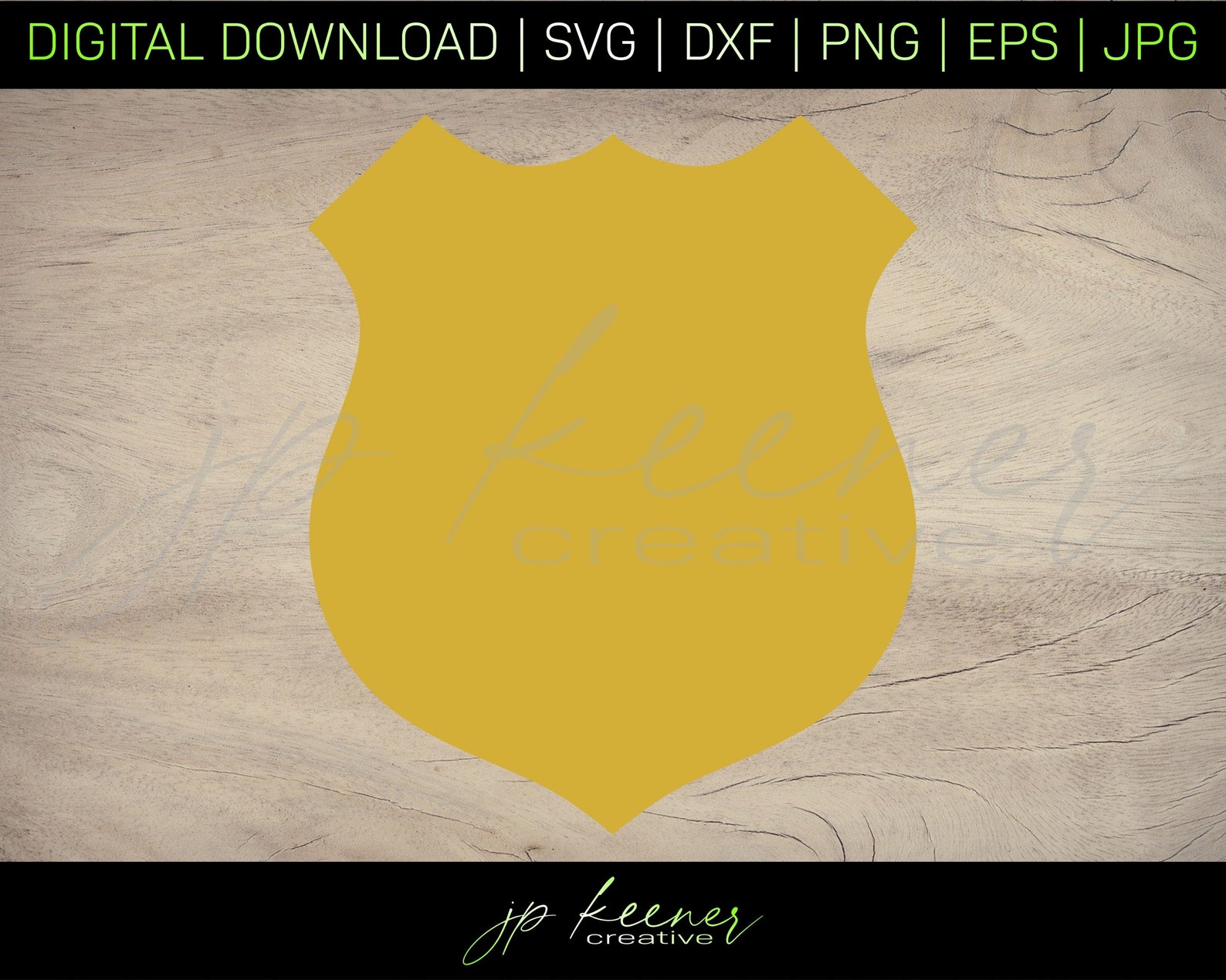 Police Badge SVG Police Badge Cut File Police Badge DXF | Etsy