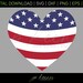 US Flag Heart SVG Bundle American Flag Heart Cut Files Patriotic Heart ...
