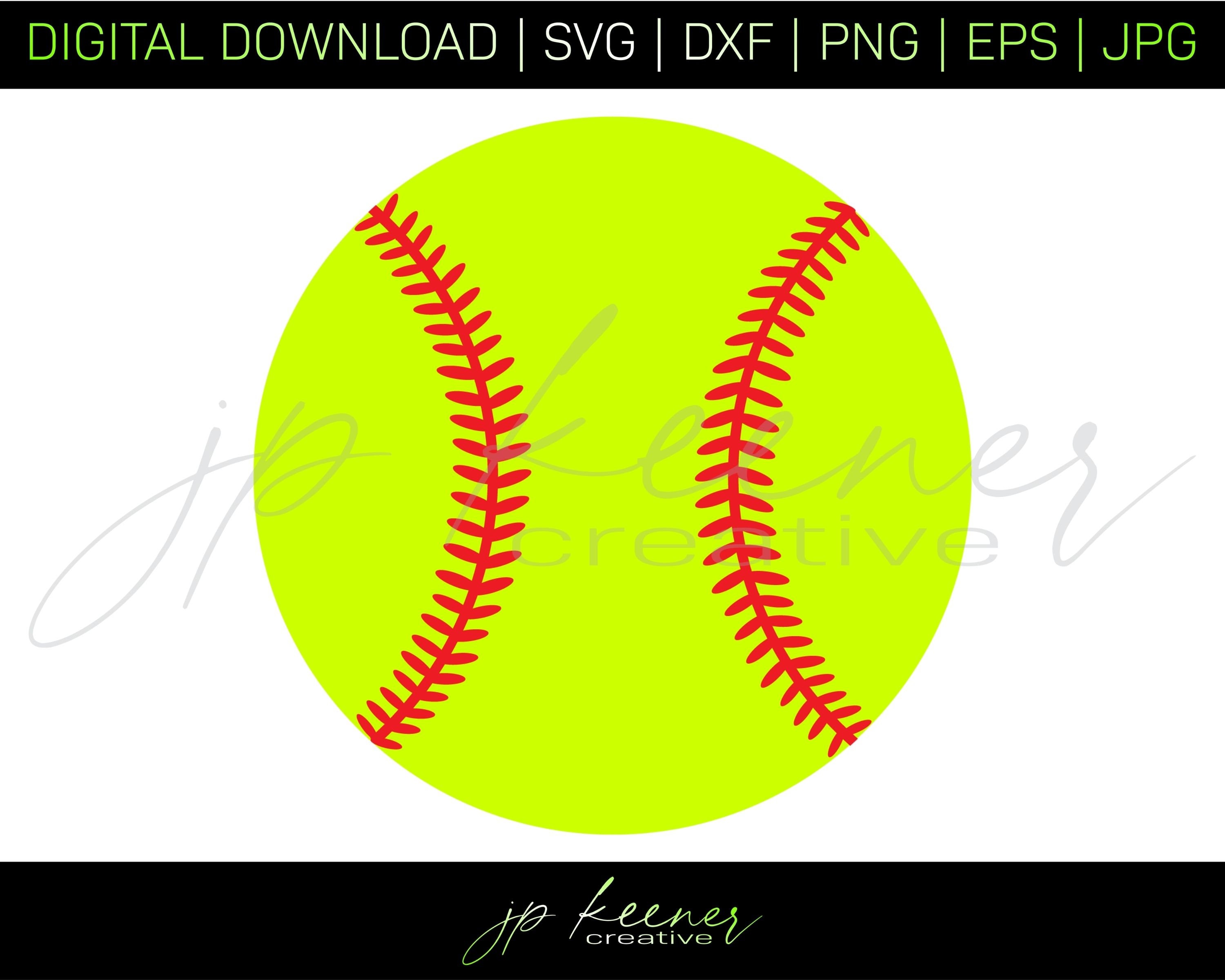 Softball SVG Bundle Softball Cut Files Softball DXF Bundle | Etsy