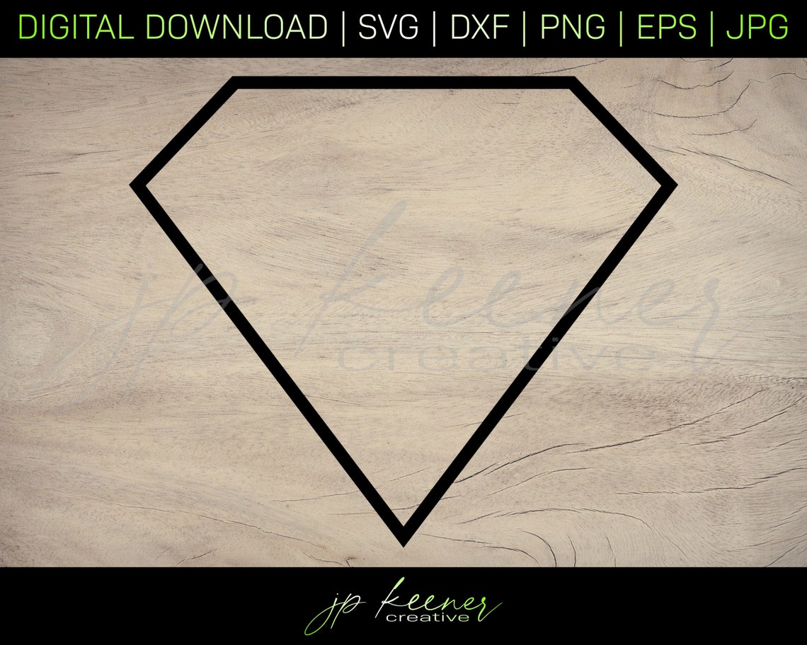 Diamond SVG Diamond Cut Files Diamond DXF Diamond PNG - Etsy