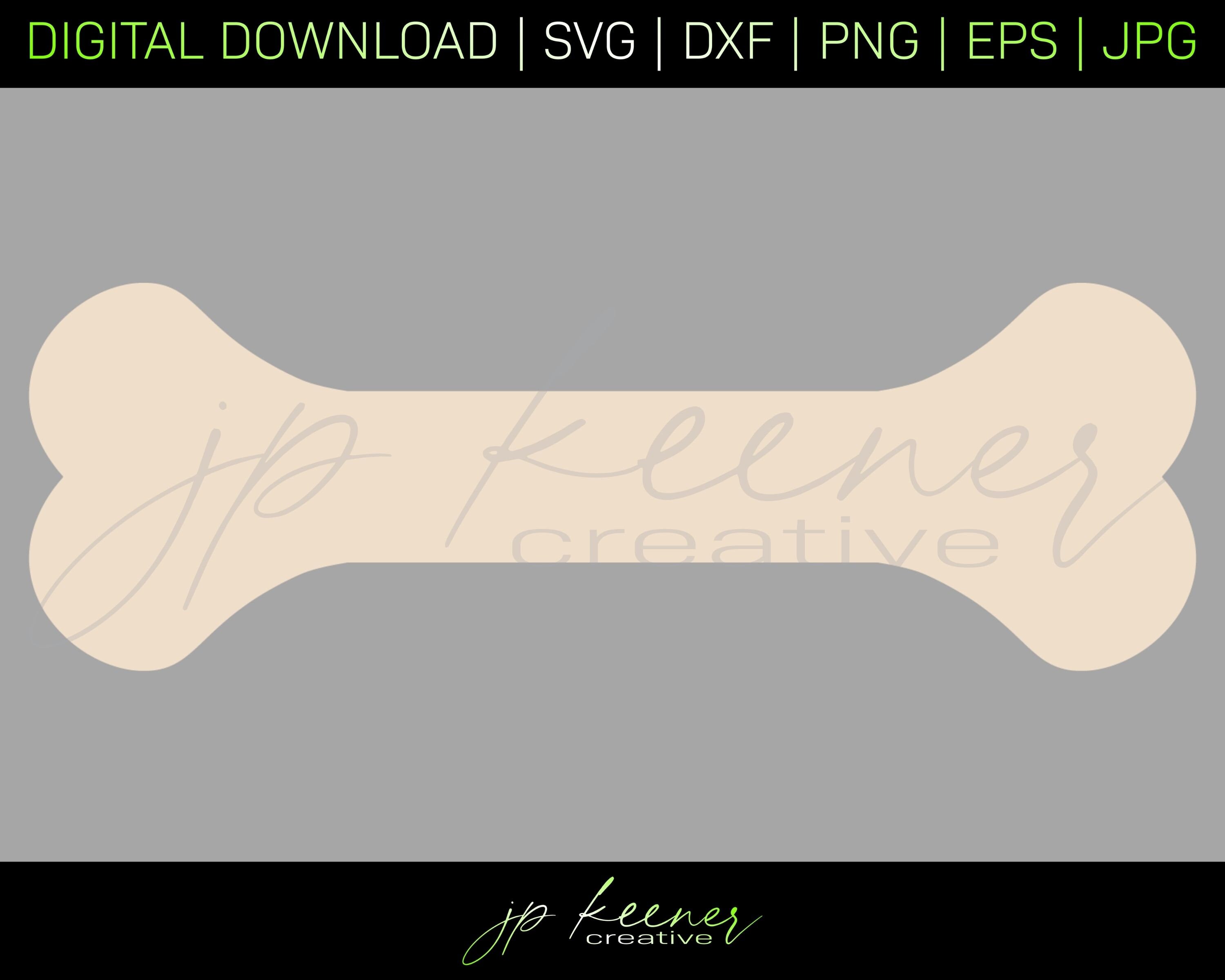 Bone SVG Set Bone Cut Files Bone DXF Set Dog Bone SVG | Etsy Canada