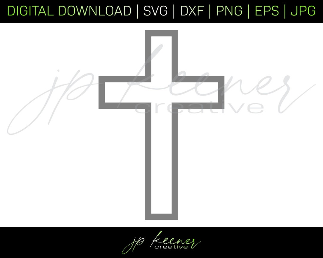 Cross SVG Cross Cut File Cricut Design Silhouette Design - Etsy