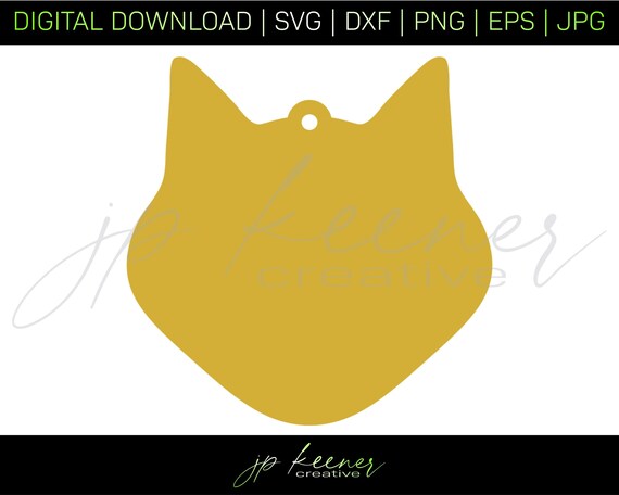 Pet ID Tag Cat SVG Pet ID Tag Cut Files Pet Tag Cut | Etsy