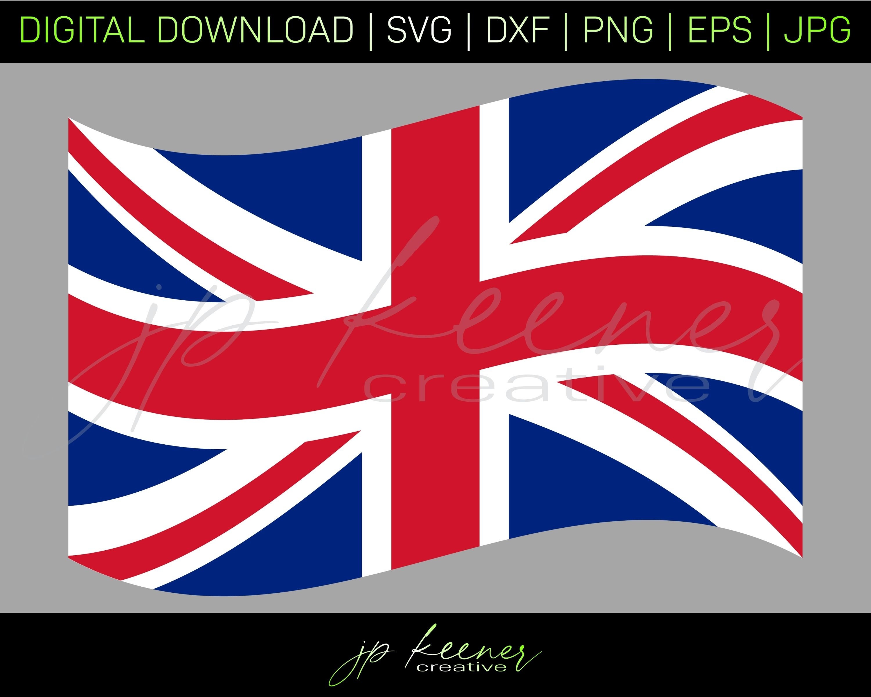 UK Flag SVG Bundle Union Jack SVG Great Britain Flag Cut - Etsy