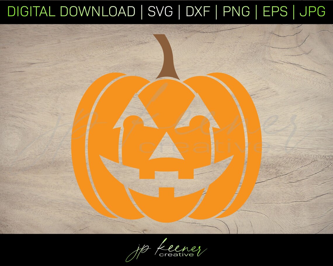Jack-o-lantern SVG Jack-o-lantern Cut File Halloween SVG | Etsy