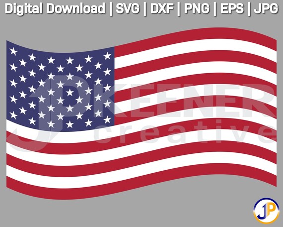 US Flag SVG US Flag Cut File American Flag Cut File | Etsy