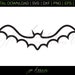 Bat SVG Set Bat Cut File Set Bat DXF Set Halloween SVG - Etsy