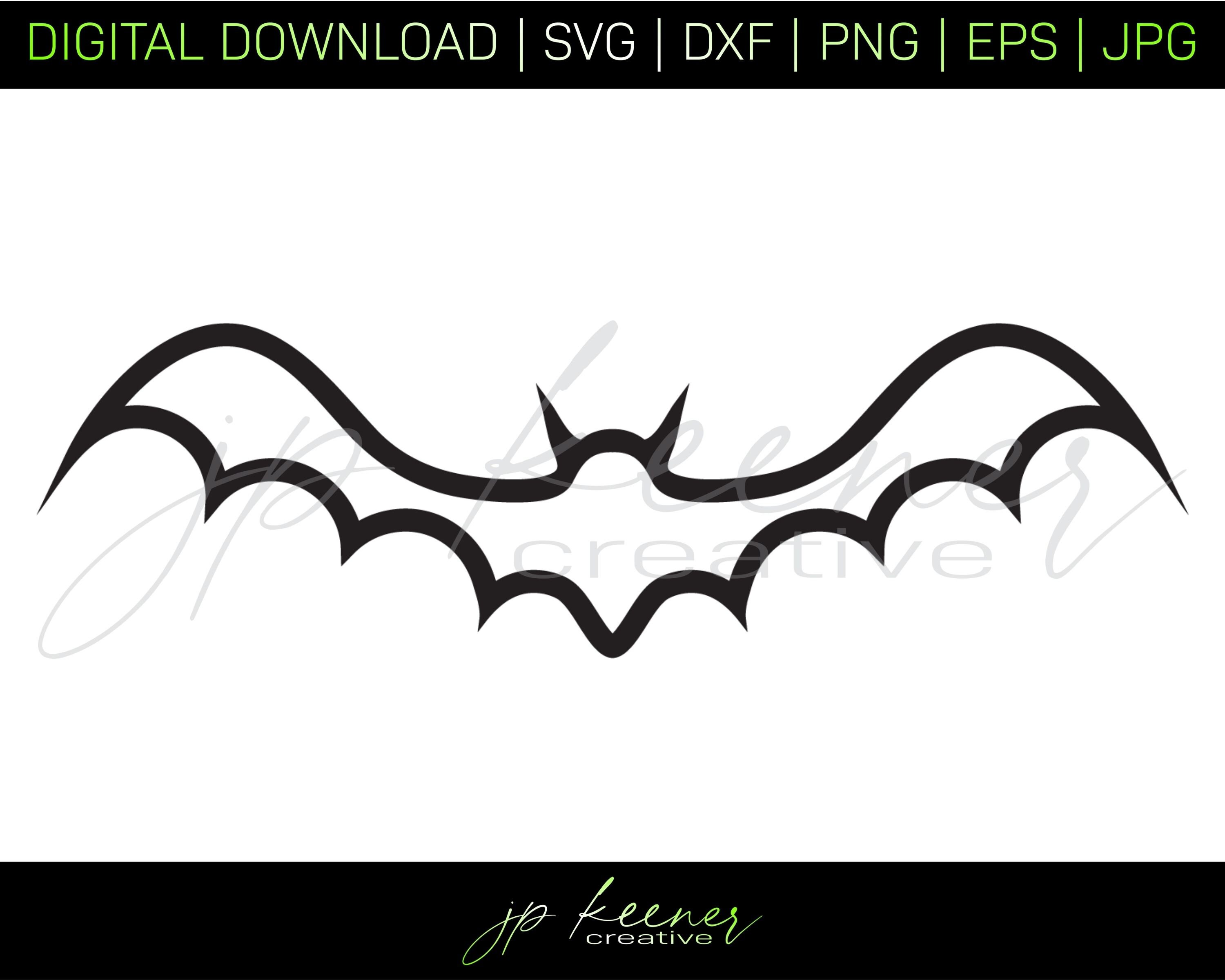 Bat SVG Set Bat Cut File Set Bat DXF Set Halloween SVG - Etsy