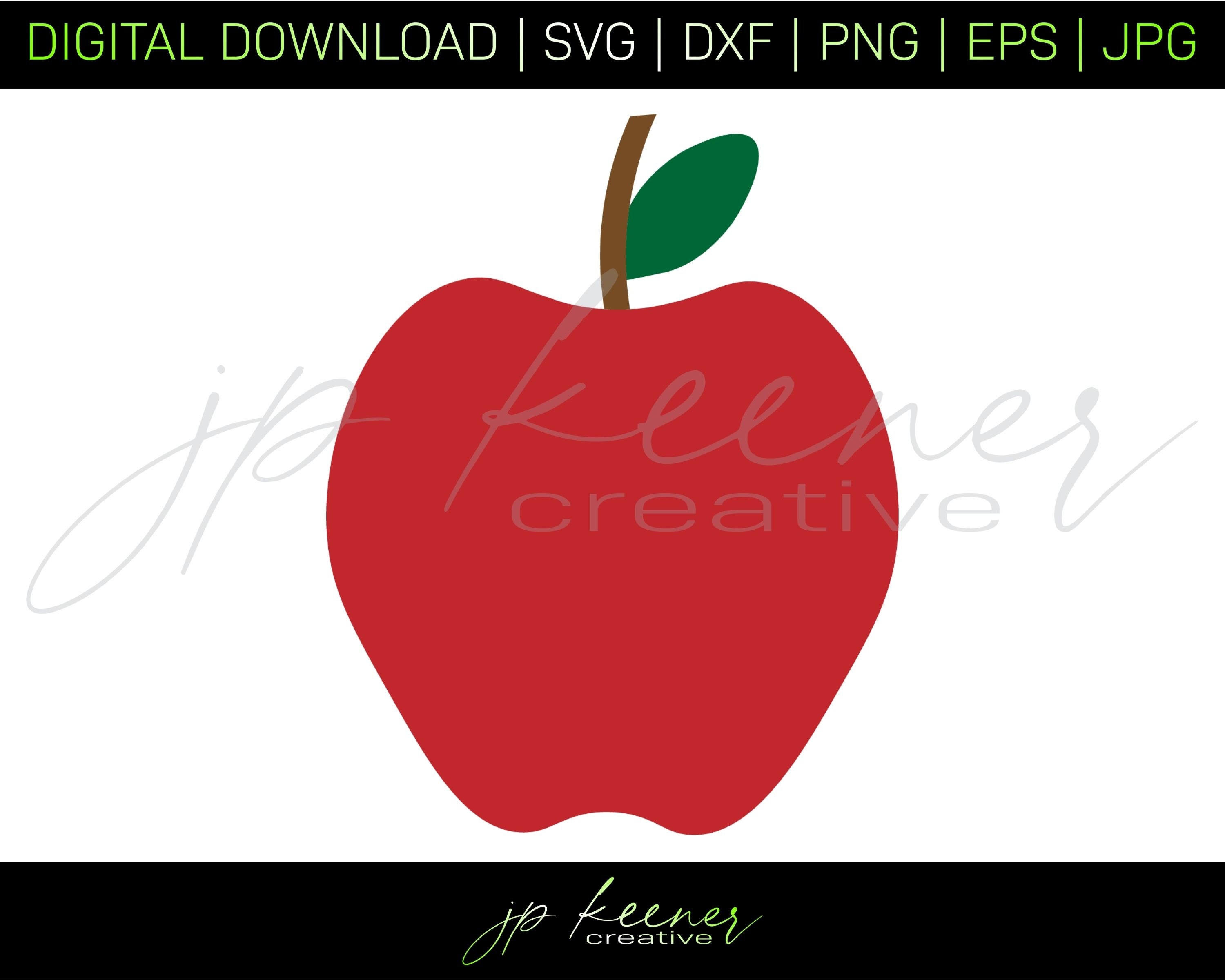 Apple SVG Bundle Apple Cut Files Apple DXF Bundle | Etsy