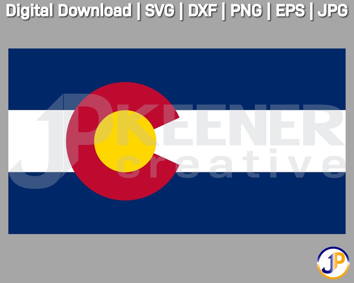 Colorado Flag SVG Colorado Flag Cut File Cricut Design | Etsy