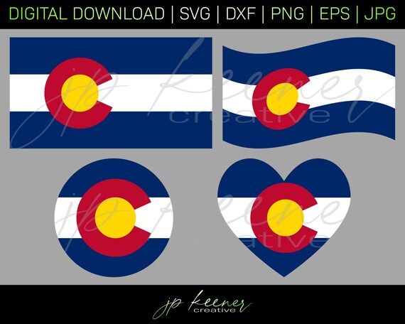 Colorado Flag SVG Bundle Colorado Flag Cut Files Colorado | Etsy