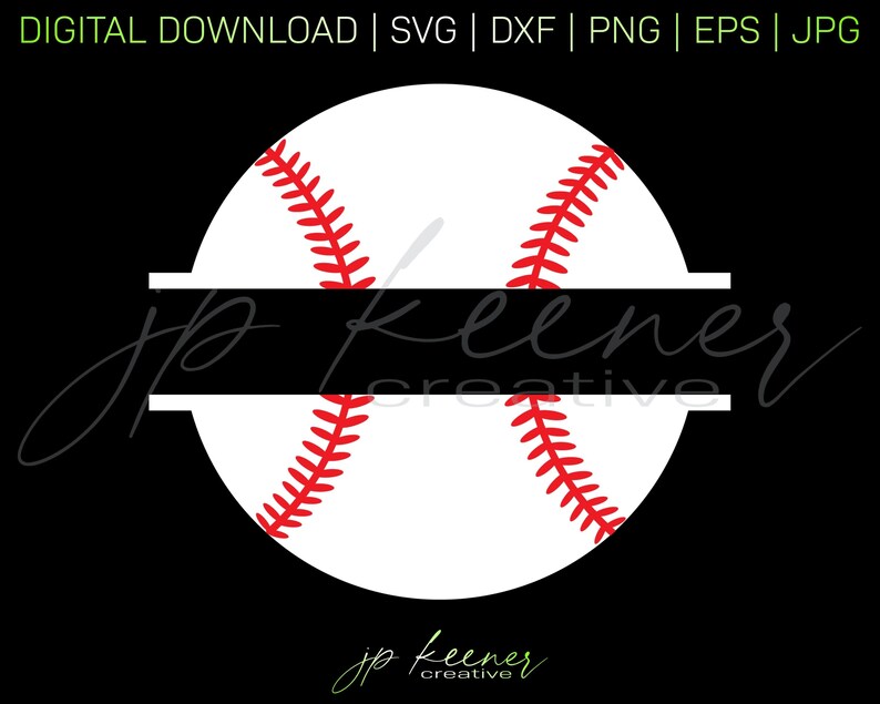 Split Baseball SVG Set Split Baseball Cut Files Split - Etsy