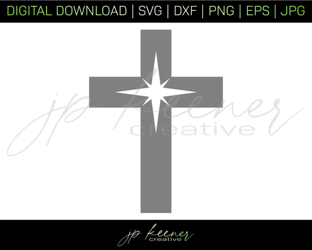 Cross SVG Cross Cut File Cross DXF Christian SVG Religious Cut File ...