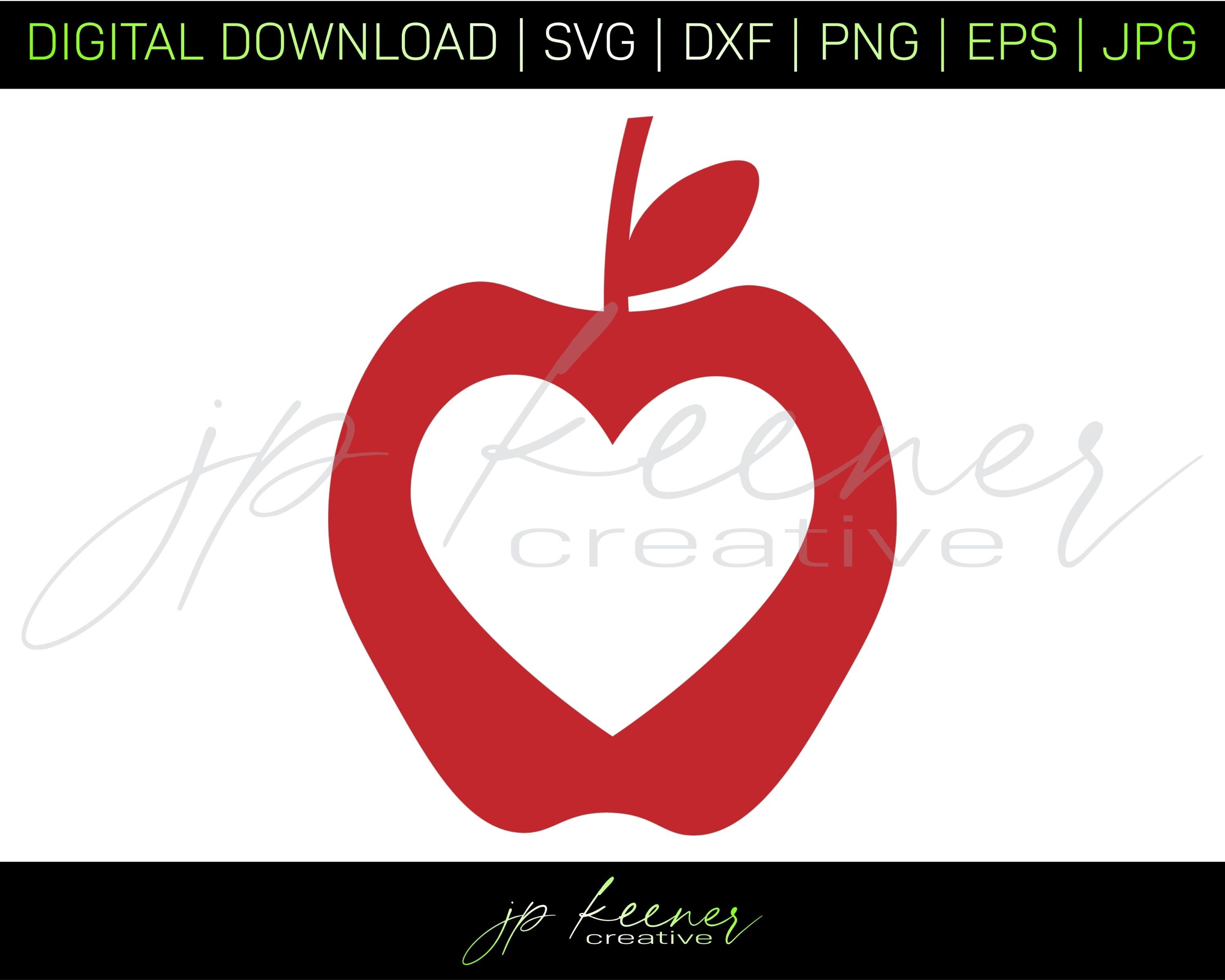 Apple SVG Bundle Apple Cut Files Apple DXF Bundle | Etsy