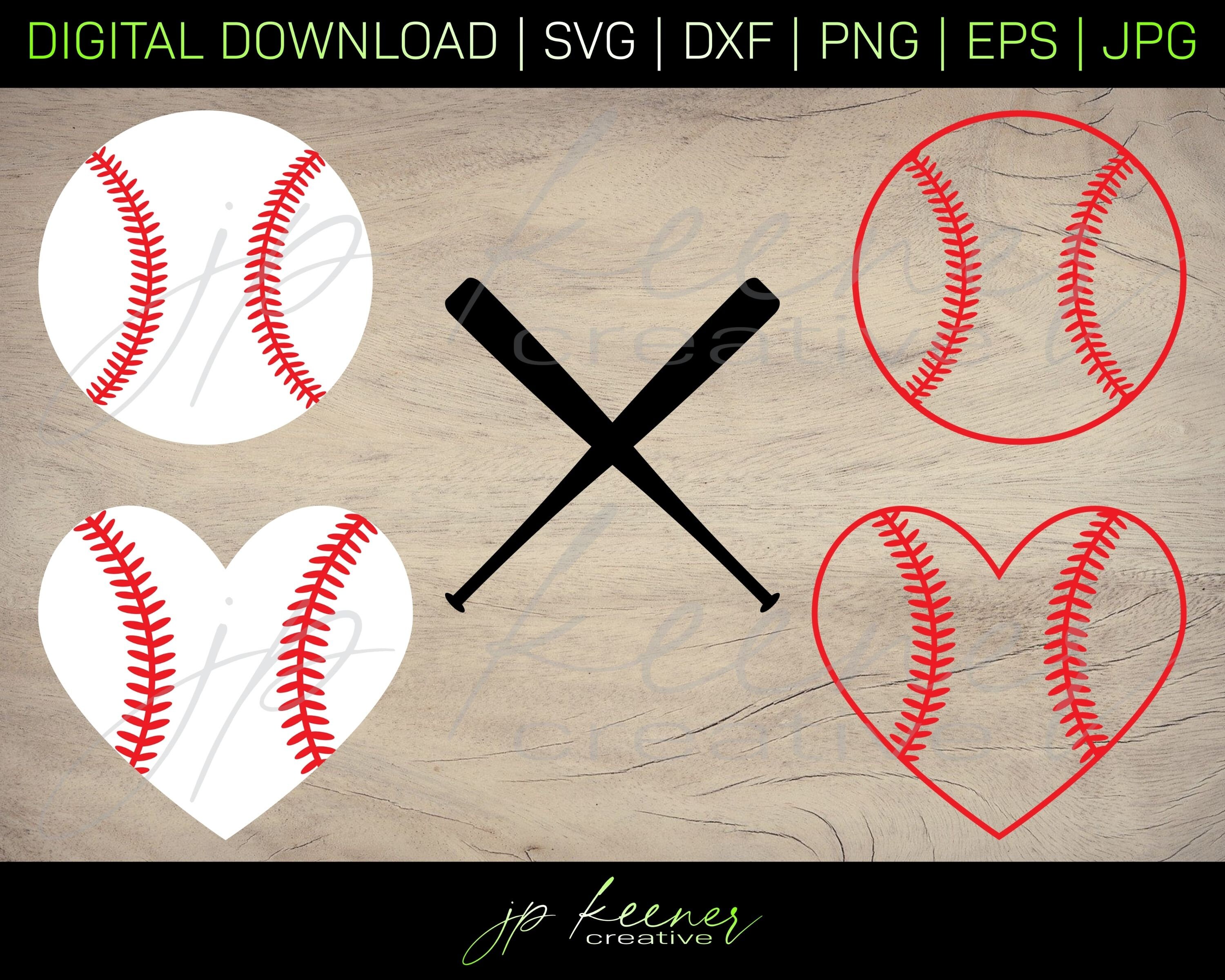Baseball SVG Bundle Baseball Cut File Bundle Baseball DXF - Etsy