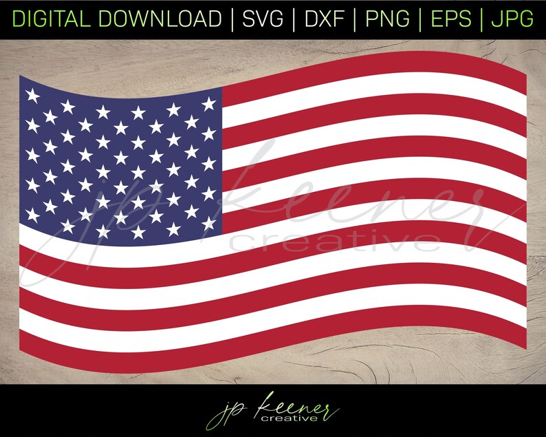 US Flag SVG US Flag Cut File American Flag Cut File | Etsy
