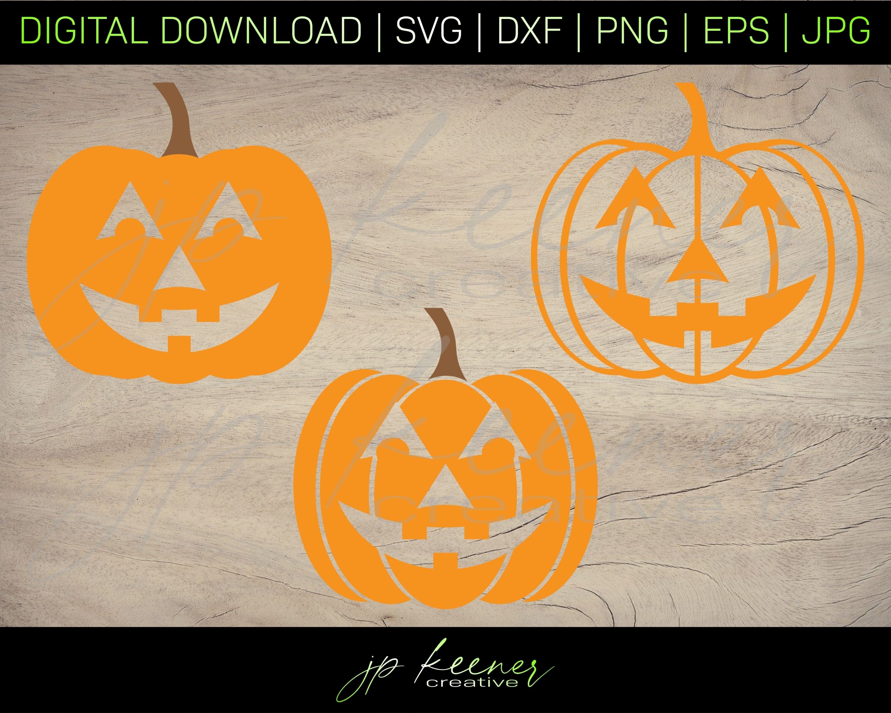 Jack-o-lantern SVG Bundle Halloween SVG Bundle - Etsy