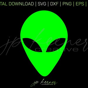 Alien SVG Set Alien Cut Files Alien DXF Set Extraterrestrial SVG Cricut ...