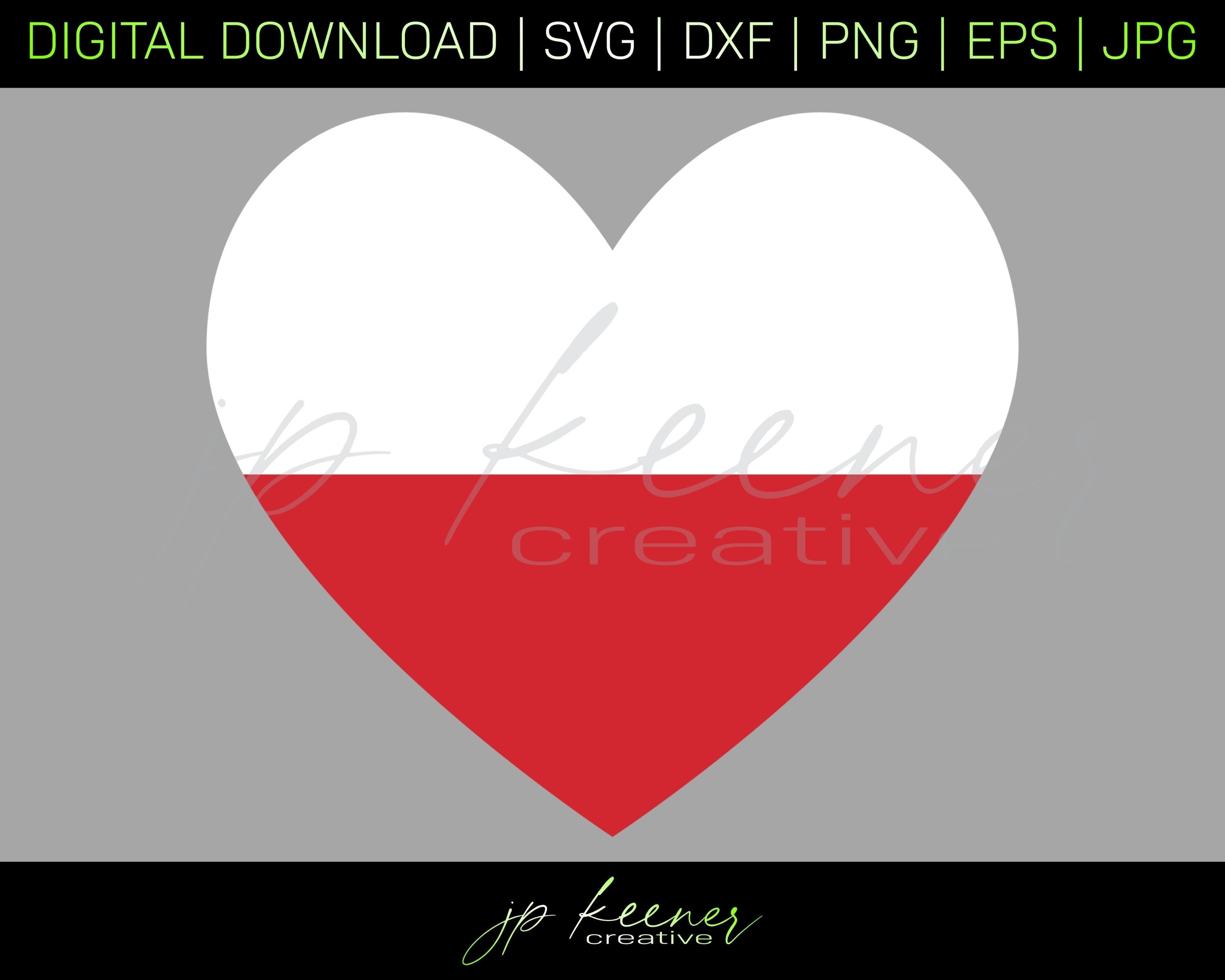 Poland Flag SVG Bundle Poland Flag Cut Files Poland Flag | Etsy