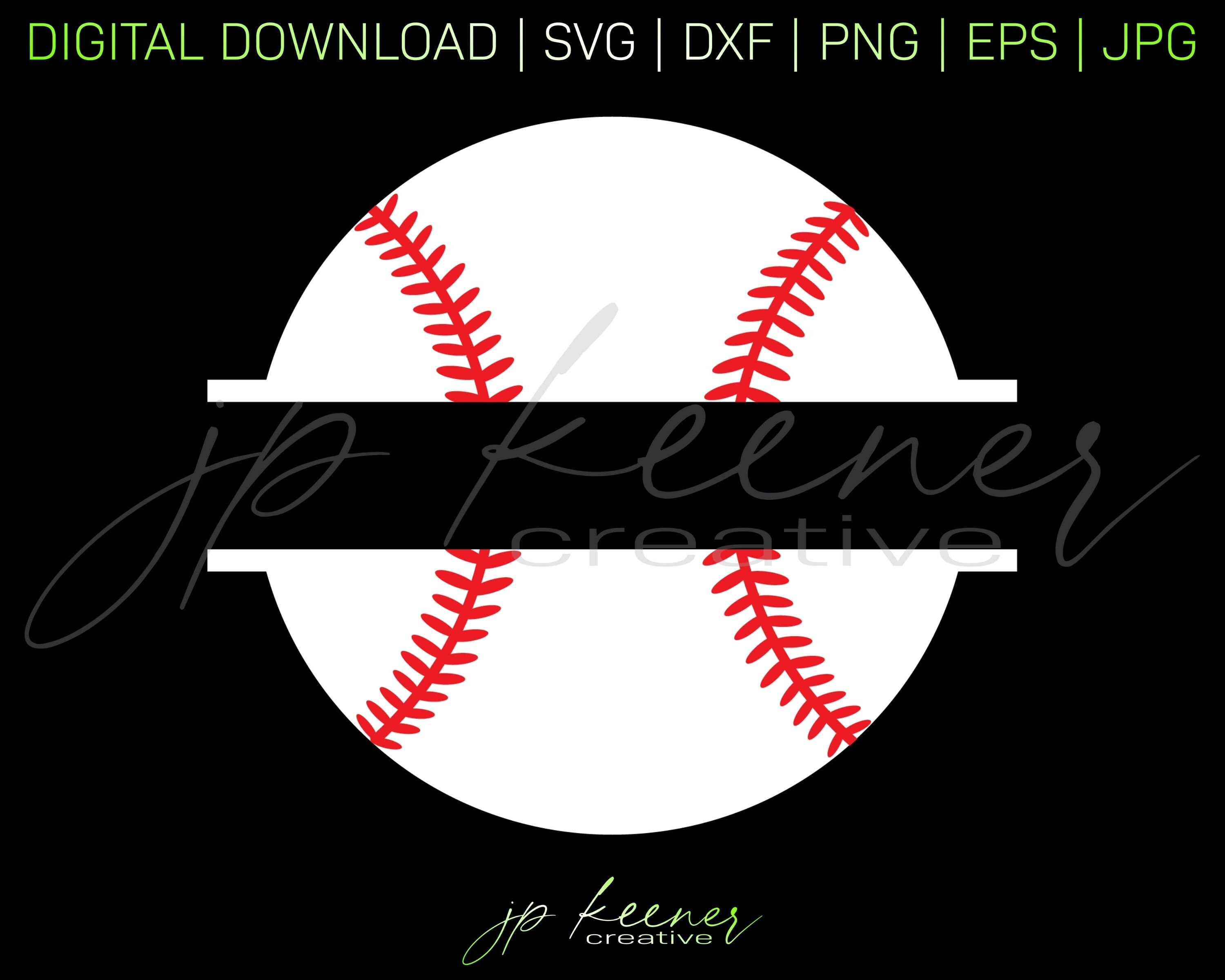 Split Baseball SVG Bundle Split Baseball Cut Files Split - Etsy