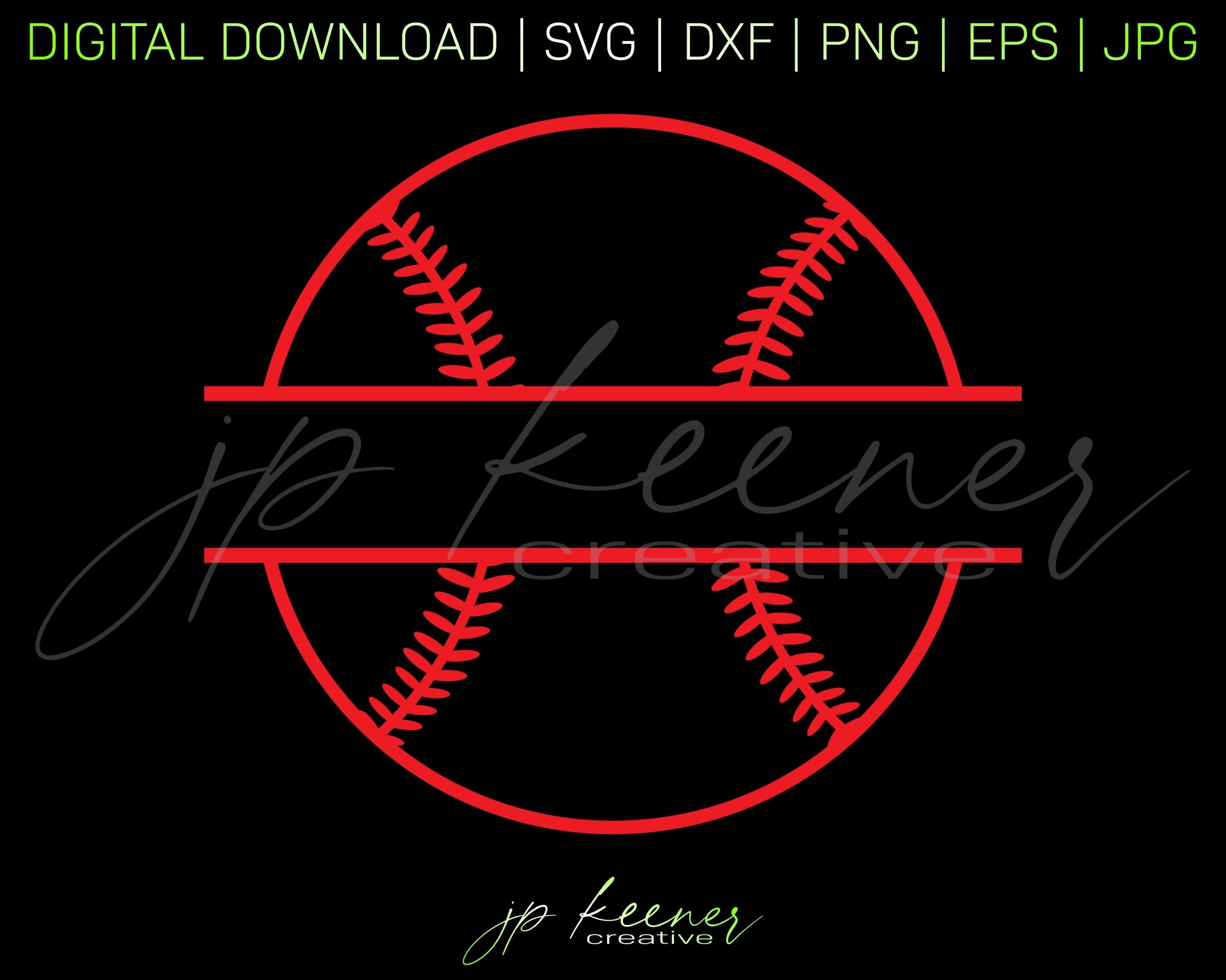 Split Baseball SVG Bundle Split Baseball Cut Files Split - Etsy