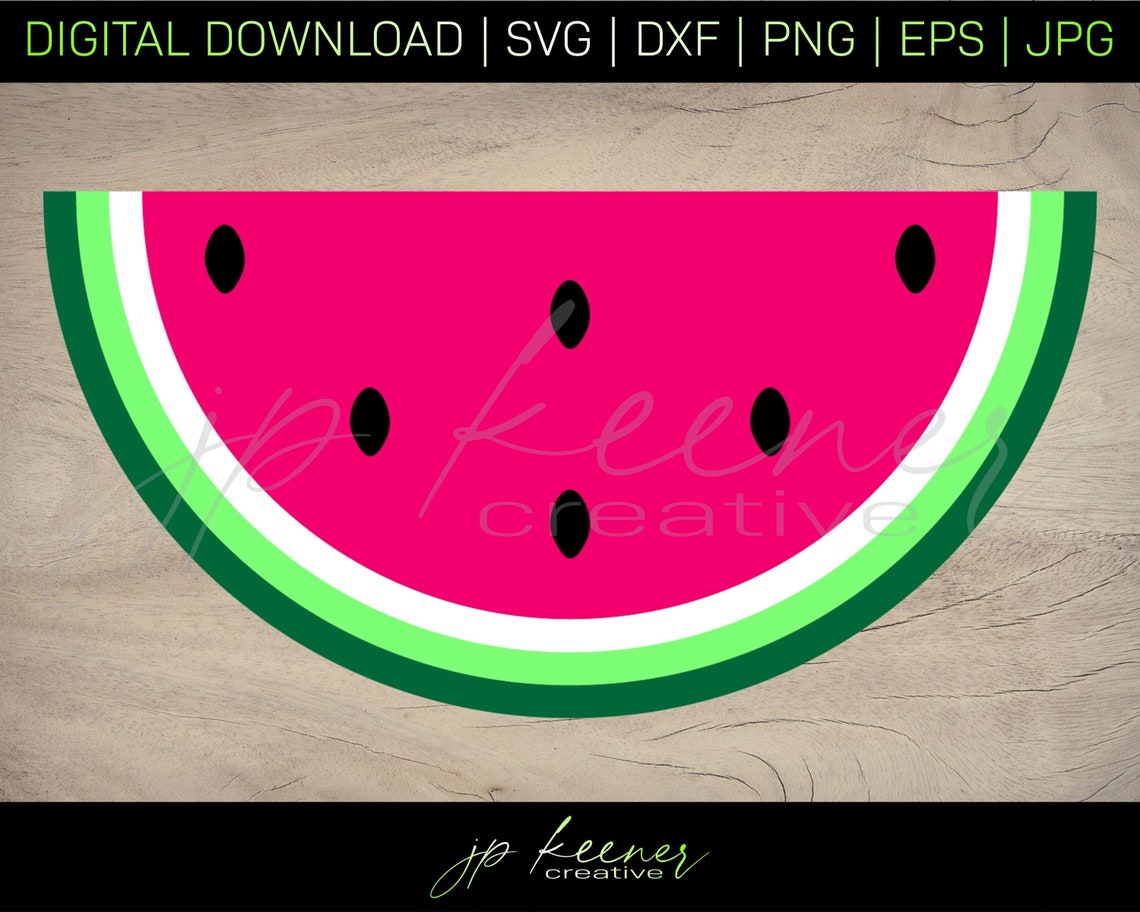 Watermelon SVG Watermelon Cut Files Watermelon DXF | Etsy