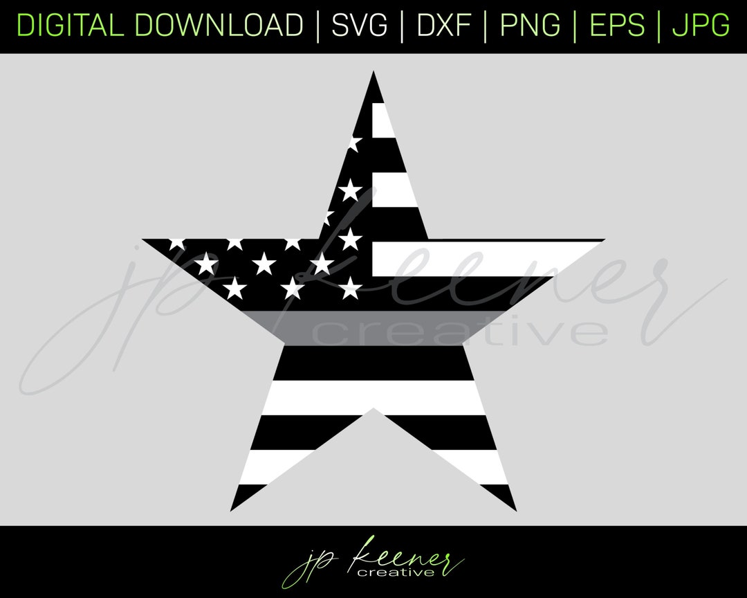 US Flag Corrections Officer Star SVG American Flag Cut Files ...