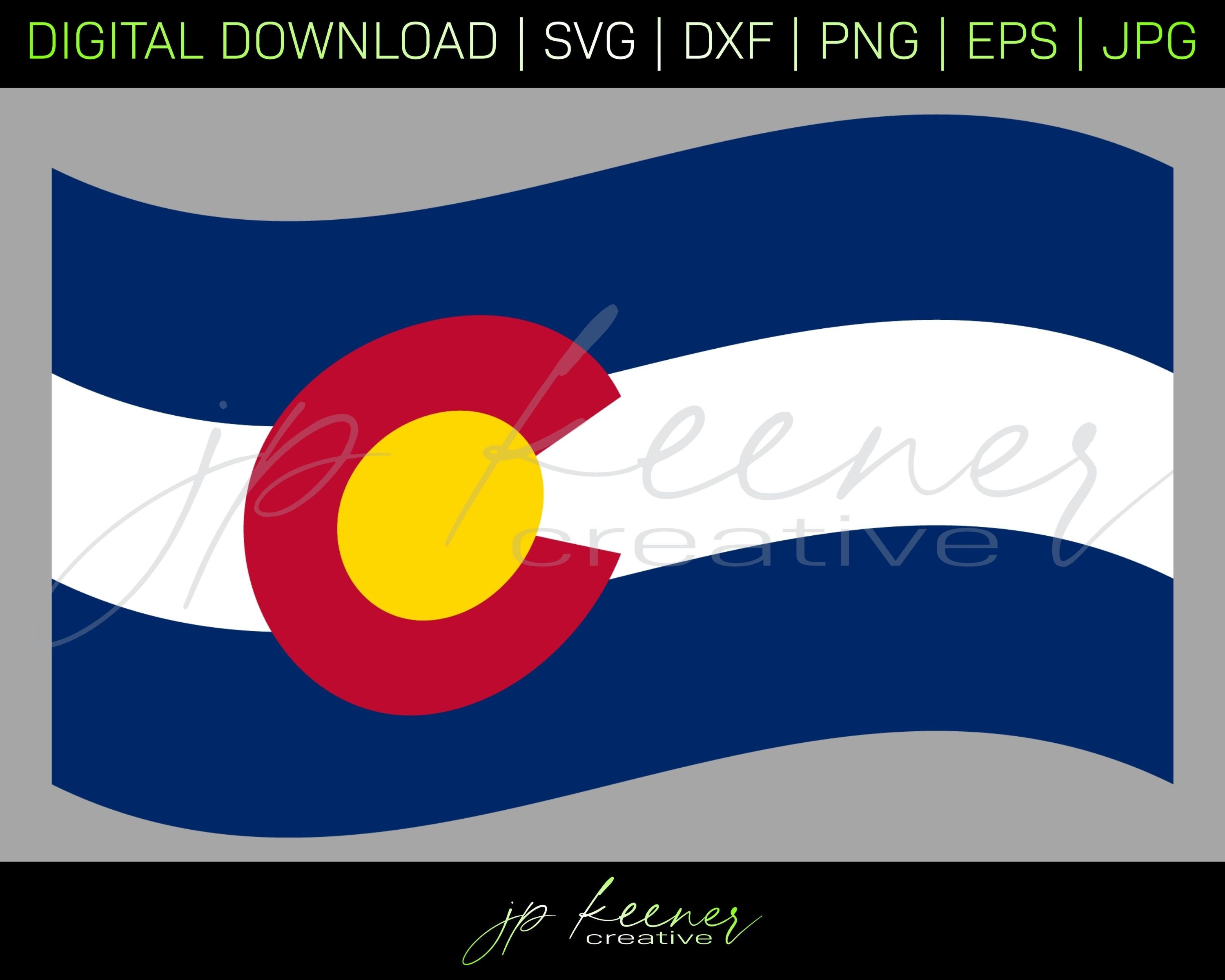Colorado Flag SVG Bundle Colorado Flag Cut Files Colorado - Etsy
